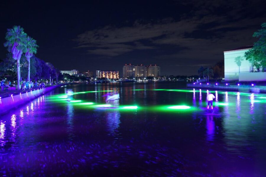 Underwater Light Installation | Wannemacher Jensen Architects, LLC
