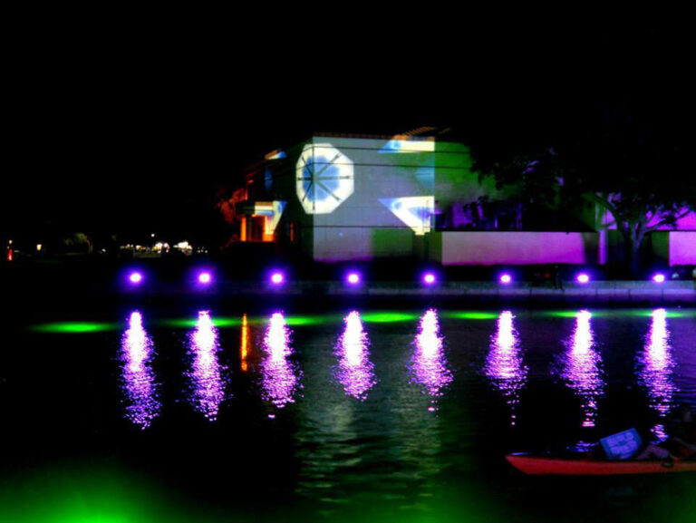 Underwater Light Installation | Wannemacher Jensen Architects, LLC
